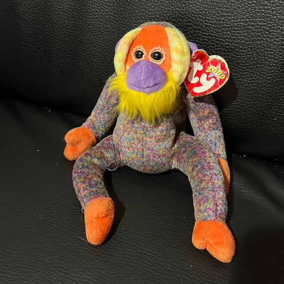 Ty | Toys | Ty Beanie Baby Bananas 200 Orangutang | Poshmark